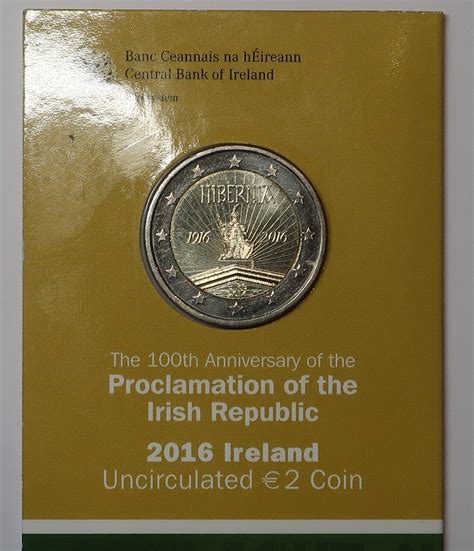 IRELAND TWO EURO UNC BOOKMARK ML Cool Coins
