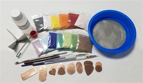 Basic Enameling On Copper Kit