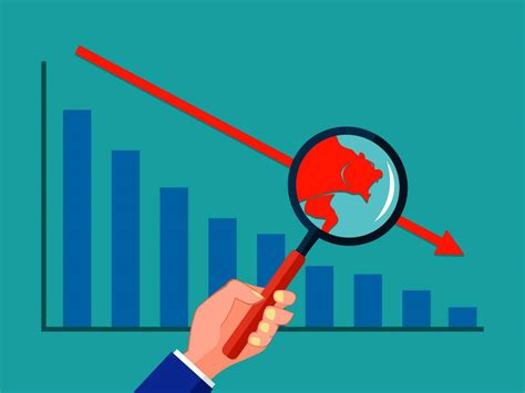 Bear Market Or Bearish Market With Forex Trading Graph Financial And
