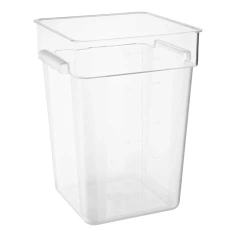 Hy406 Hygiplas Polycarbonate Square Storage Container 20ltr Jd