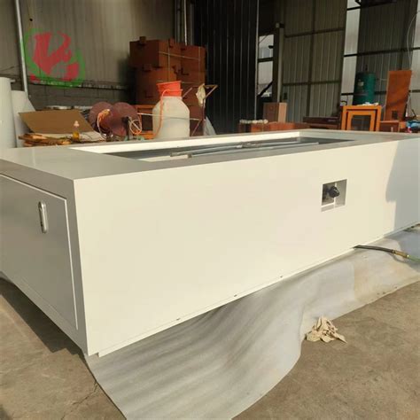 Metallic Series Garden Outdoor Rectangular Gas Pit Fire Table China