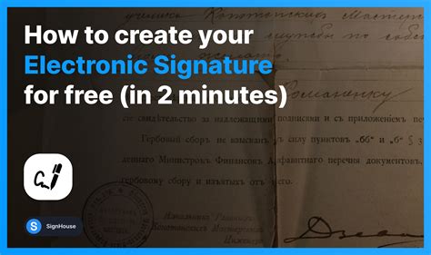 How To Create An Electronic Signature Free 2023 SignHouse