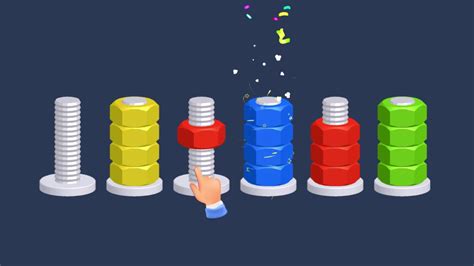 Болты и гайки сортировка от Fabrica Играть Онлайн Бесплатно На Playhop