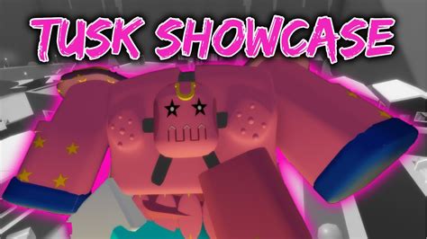Tusk Showcase A Bizarre Day Roblox Youtube