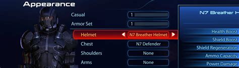 Wiredtexans N7 Defender Armor Parts Le3 At Mass Effect Legendary