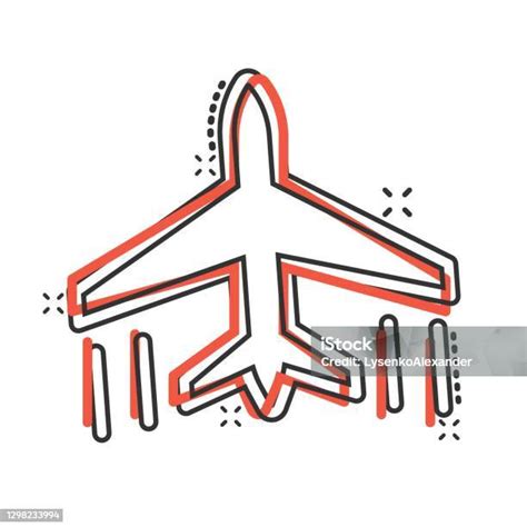 Icône Davion Dans Le Modèle Comique Illustration De Vecteur De Dessin