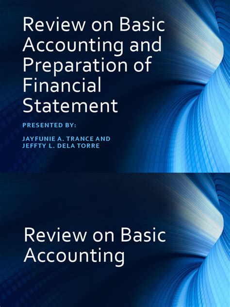 Basic Accounting And Fs Preparation Presentation Pdf Debits And Credits Accounting
