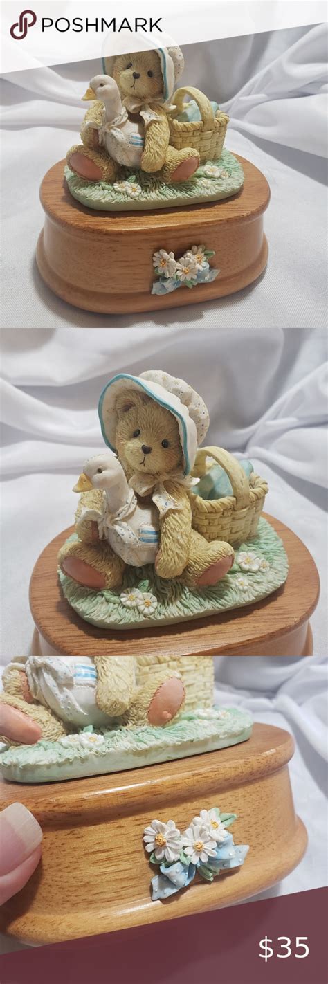 Cherished Teddies Bear Music Box Figure San Francisco Music Box Co