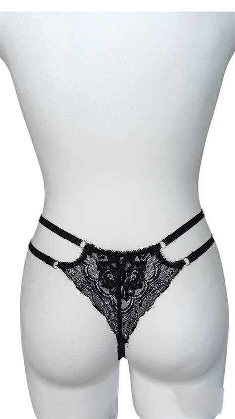 Sexy Open Access Panties Naughty Lingerie See Thru Open Gusset