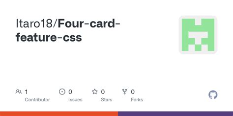 Github Itaro18four Card Feature Css