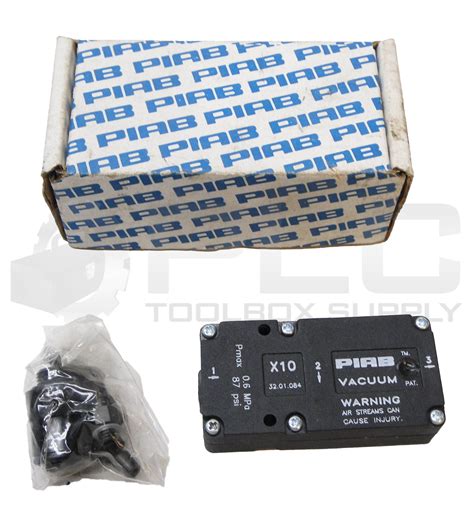 New Piab X10 Mini Vacuum Pump Plc Toolbox Supply
