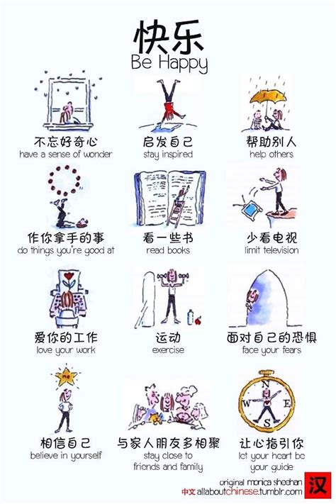 快乐 Chinese Language Words Chinese Phrases Chinese Language Learning