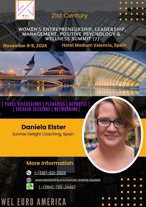 Conference Wellness Business Entrepreneur Transformation Daniela