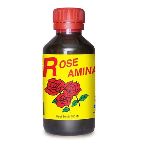 Cap Rose Amina Rose Sirap Plasatic Bottel 100ml Shopee Malaysia