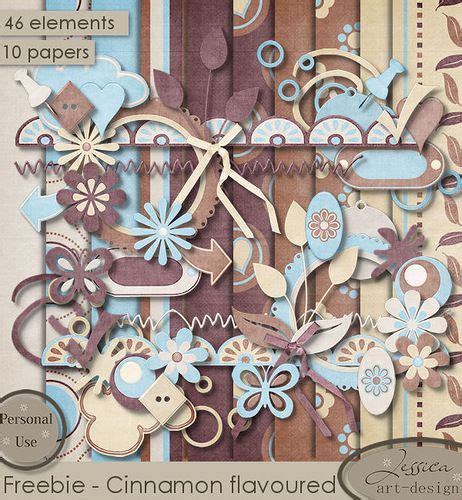 декор6 Cinnamon Flavor Digital Scrapbook Paper Scrapbook Designs