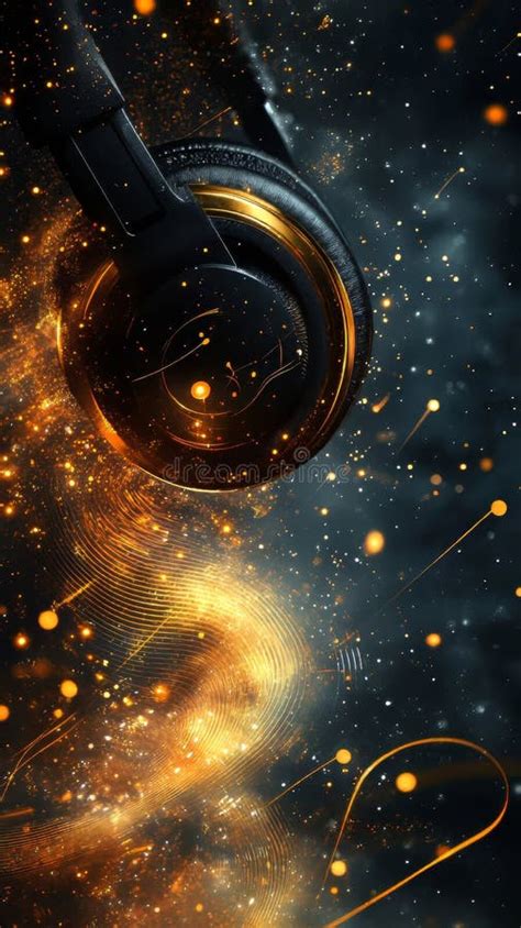 Backgrounds And Vertical Decoration Wireless Headphones Exploding With