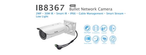 Ib Vivotek Bullet Network Camera Mp M Ir Smart Ir Ip Cable Management
