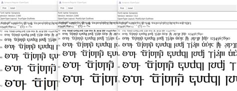 OTF Export Looks Awful Issue Googlefonts Fontmake GitHub