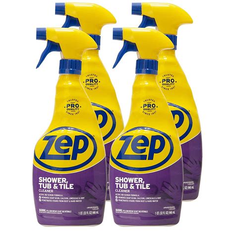 Zep Shower Tub And Tile Cleaner 32 Ounce Zustt32 Case Of 4