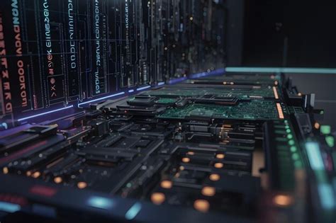 Premium Ai Image Information Technology Matrix Tech Wallpaper And