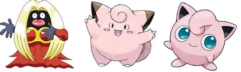 Jynx And Clefairy And Jigglypuff By Luxaloverzy On Deviantart