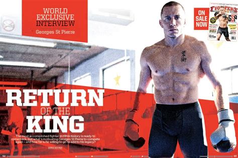 Its Official Gsp Is Coming Back Fighters Only