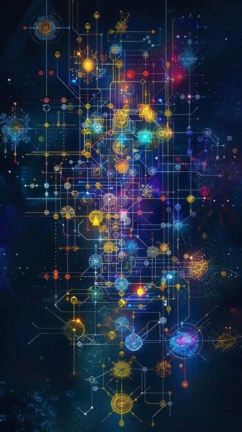 Intricate Flowchart Of A Quantum Algorithm Premium Ai Generated Image