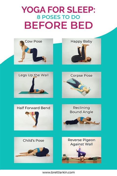Yoga For Sleep 10 Poses To Do Before Bed Bedtime Yoga Yoga Poses