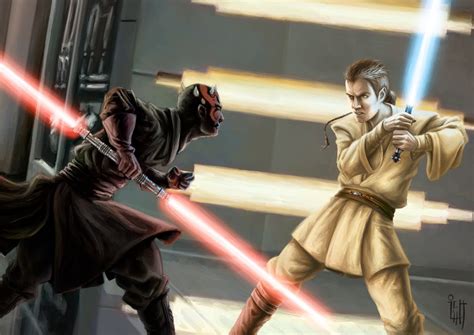 A Nuestro Rollo Reto Star Wars Darth Maul Vs Obi Wan Kenobi