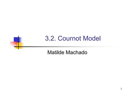 Cournot Model Pdf