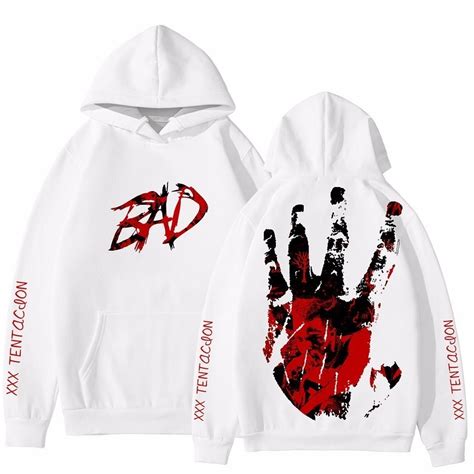 Jahseh Onfroy Hoodies Bad Printed Hoodie Xxxtentacion Shop