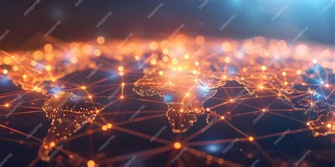 visualizing digital network connections on an interactive global map
