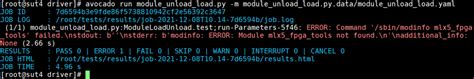When Using Module Unload Load Py Of Avocado Version 90 0 To Test