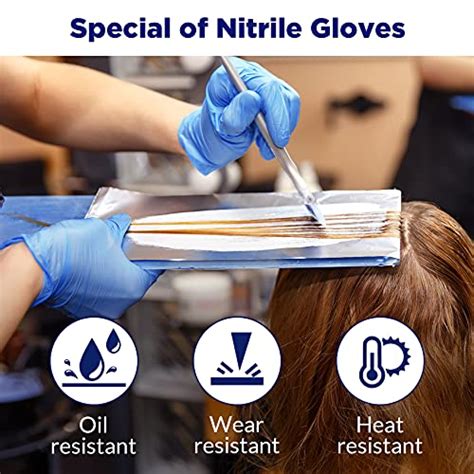 Membrane Solutions Nitrile Gloves Large 100 Count Disposable Exam