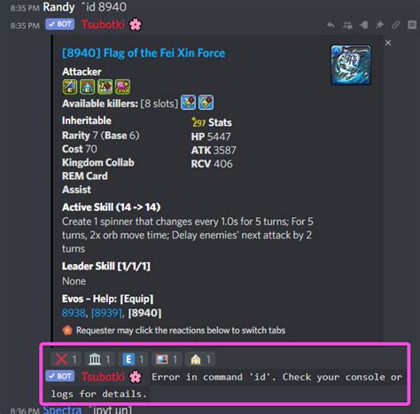 Issue With Emoji Reactions To Menus In 35 Dev · Issue 5906 · Cog