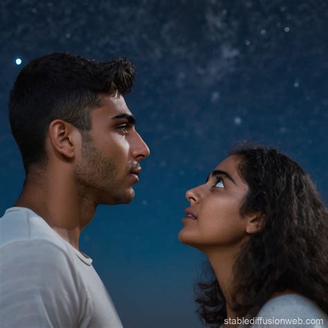 Intimate Nighttime Gaze Stable Diffusion Online