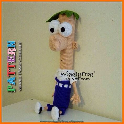 Pattern Only Ferb From Phineas And Ferb Amigurumi Crochet Pattern