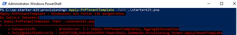 Unable To Complete Provisioning With Current Master · Issue 404 · Pnp