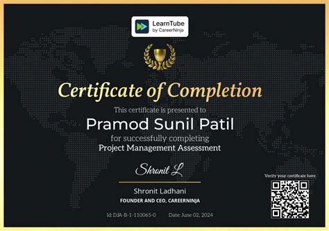 Pramod Patil On Linkedin Passed The Project Management Assessment