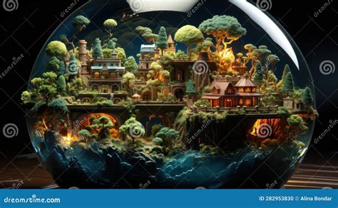 Vibrant Ecosystem Global Ecological Impact Created With Generative Ai