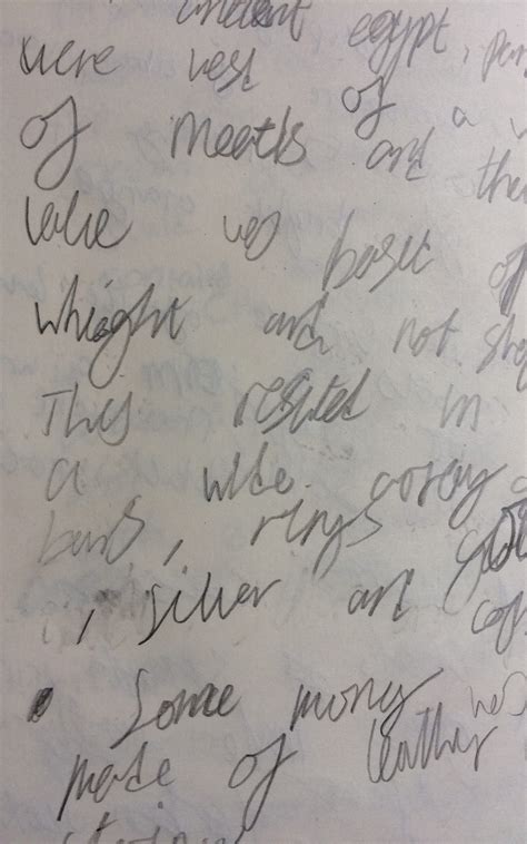 Old Handwriting