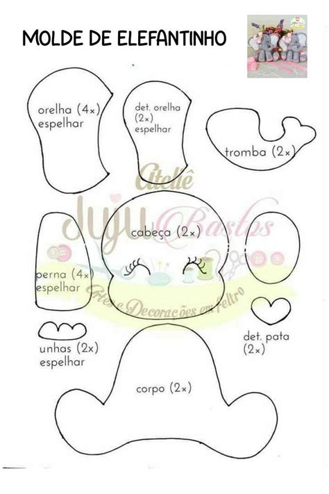 Plantilla De Cara De Elefante Imprimible 31047402 Ilustraciones De