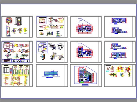 Building In Autocad Cad Download 656 Mb Bibliocad