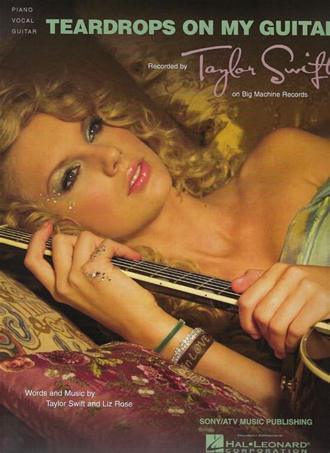 Taylor Swift Teardrops On My Guitar Sheet Music