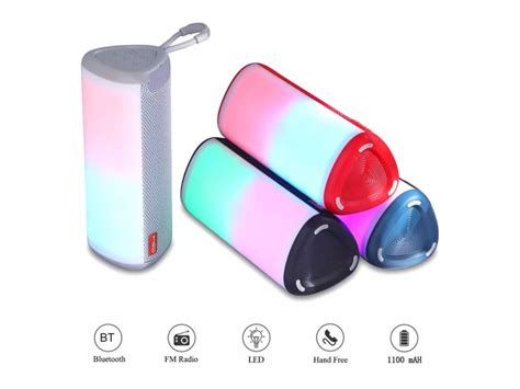 Enceinte Bluetooth Portable Subwoofer Led Rgb Tws Son Puissant