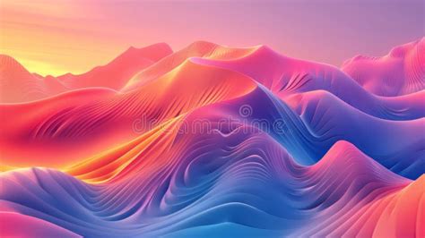 Vibrant Geometric Prism Poster Background Generative Ai Stock