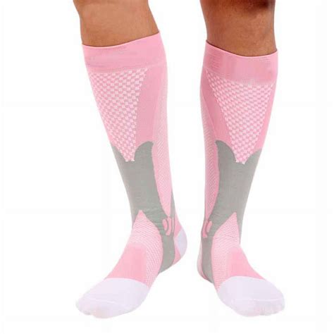 1 Pair Sport Compression Socks For Men And Women Knee High Made For