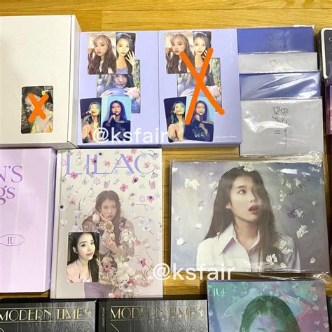 Official Iu Album Photocard Dvd Postcard Binder Uaena Fanclub Fankit