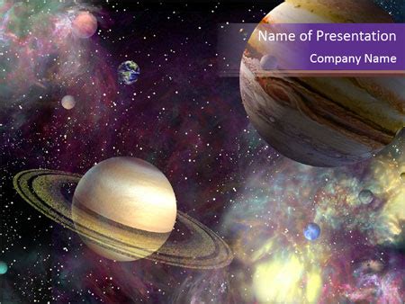 Exploring The Planets And Moons In Our Solar System PowerPoint Template Backgrounds Google
