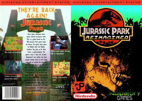 Nes Jurassic Park Reimagined Box Art By Spicyguyofspice On Deviantart